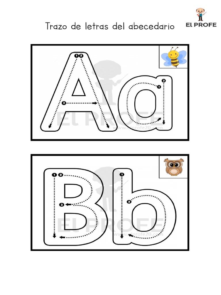 Trazos Letras Del Abecedario | PDF