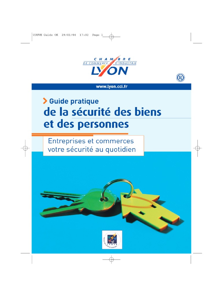 Guide Pratique de La Sécurité Des Biens Et Des Personnes. Entreprises ...