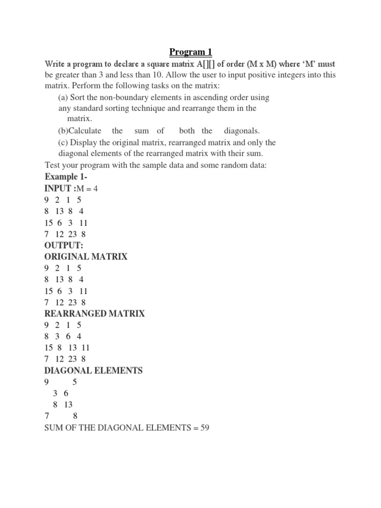 All Program Of Class 12 Isc Pdf Computer Program Programming 