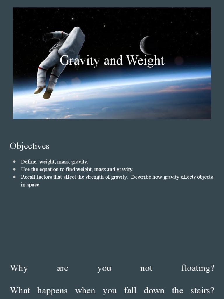 L6 Gravity and Weight | PDF | Weight | Gravity