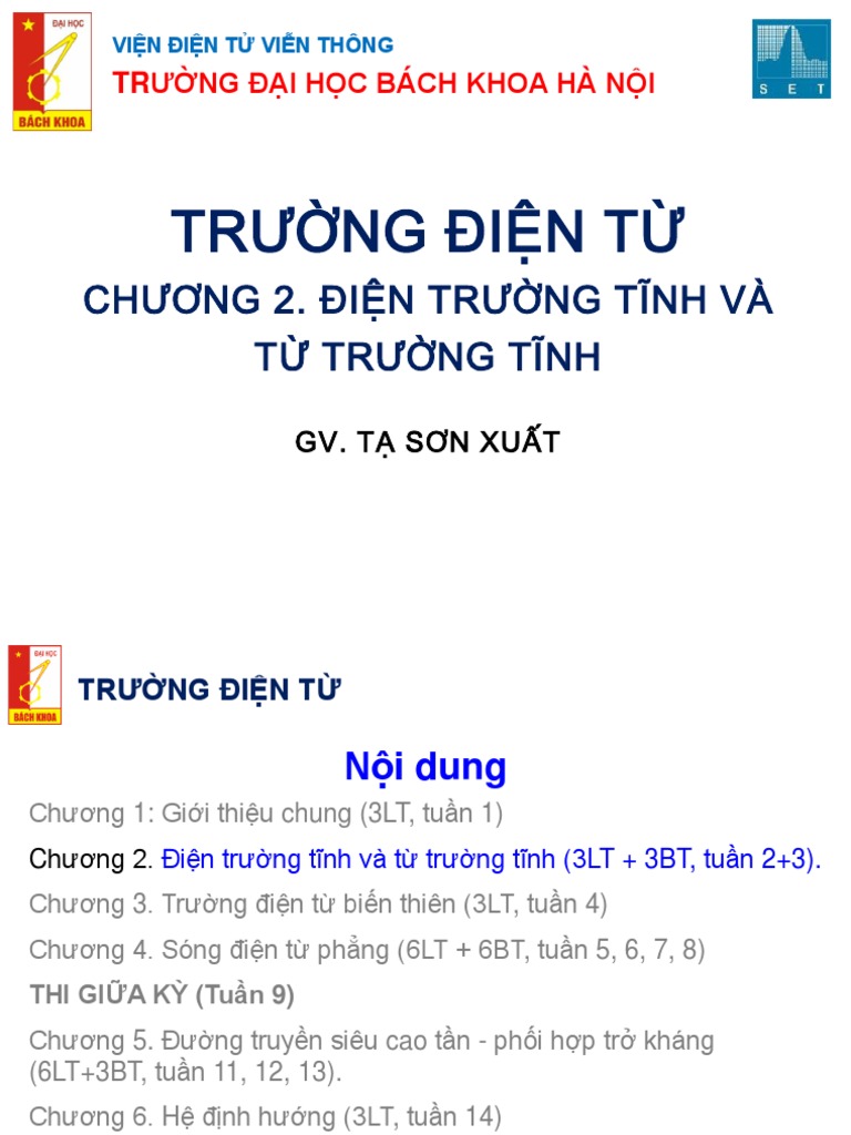 HUST SET ET3210 - Week 2nd - TSX | PDF