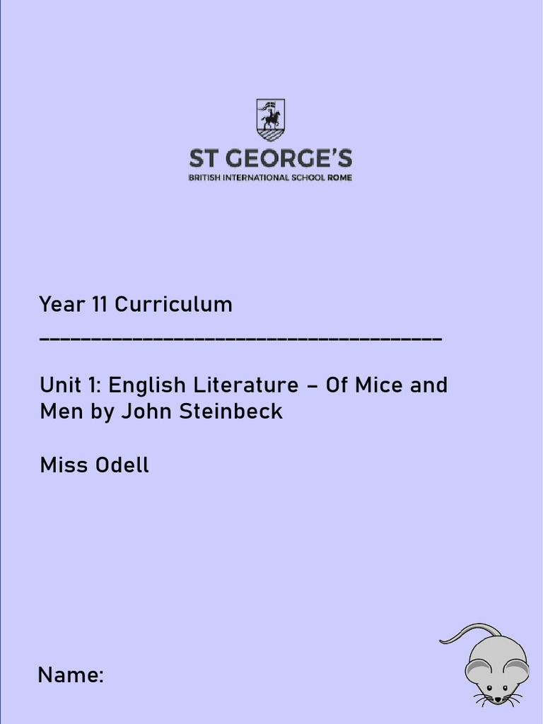 Unit 1 Modern Prose Omam Pupil Booklet 2 | PDF