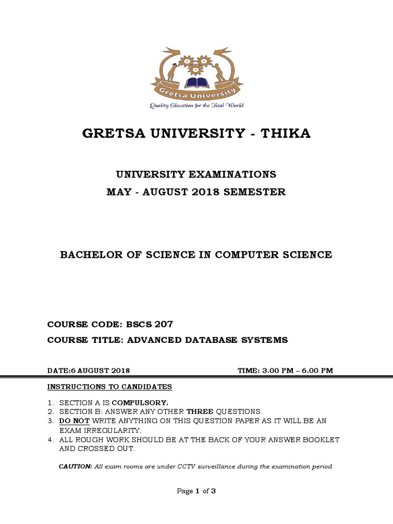 Advanced Database Systems | PDF