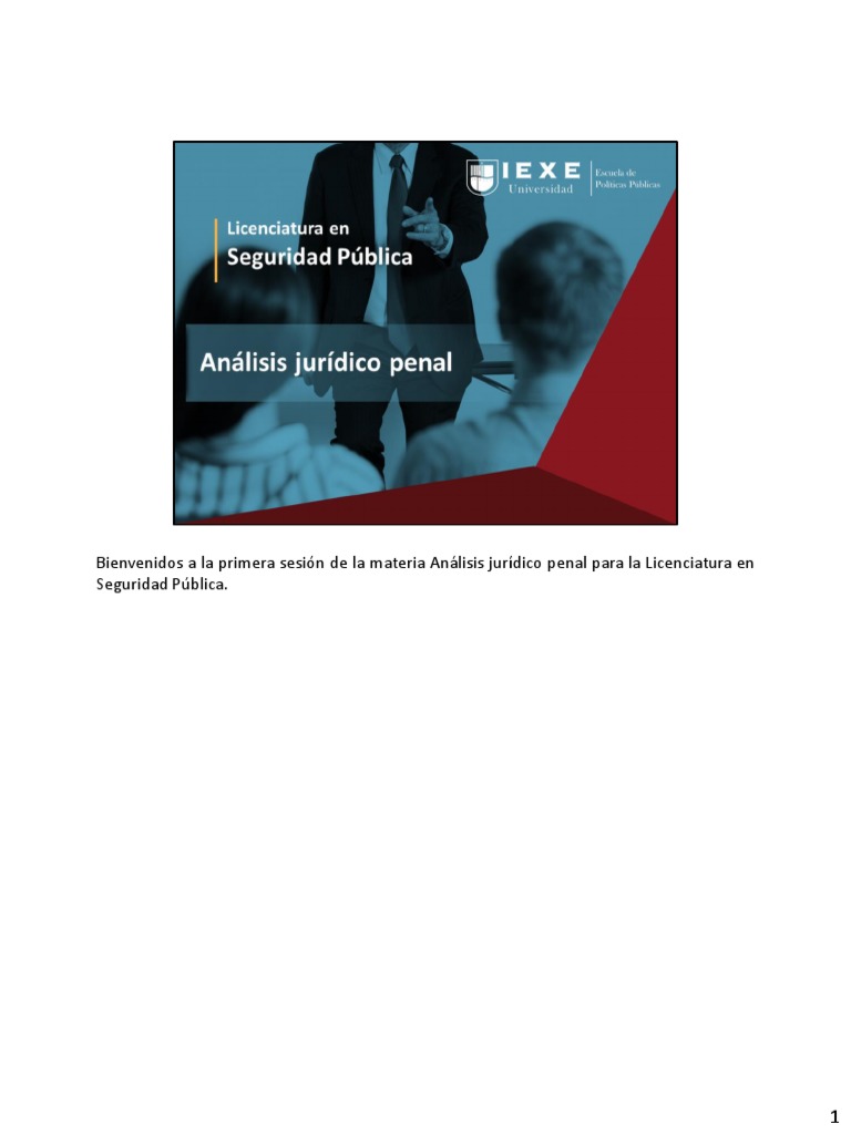 Sesión 1 - Análisis Jurídico Penal | PDF | Violación | Derecho penal