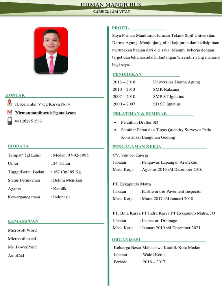 CV - Firman Manihuruk Update | PDF