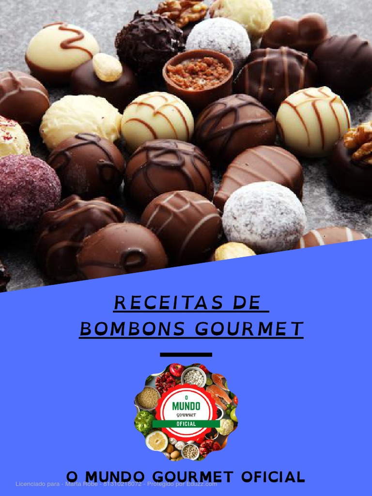 bombons-gourmet | PDF | Chocolate | Chá