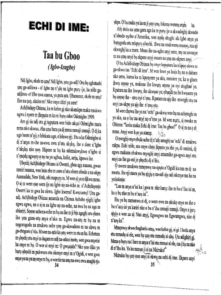 I G Bo Text Standard | PDF