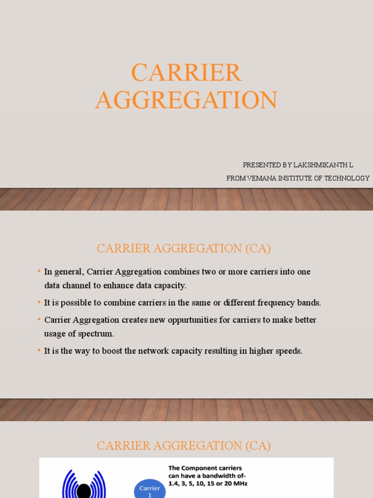 Carrier Aggregation | PDF | Duplex (Telecommunications) | Radio Technology