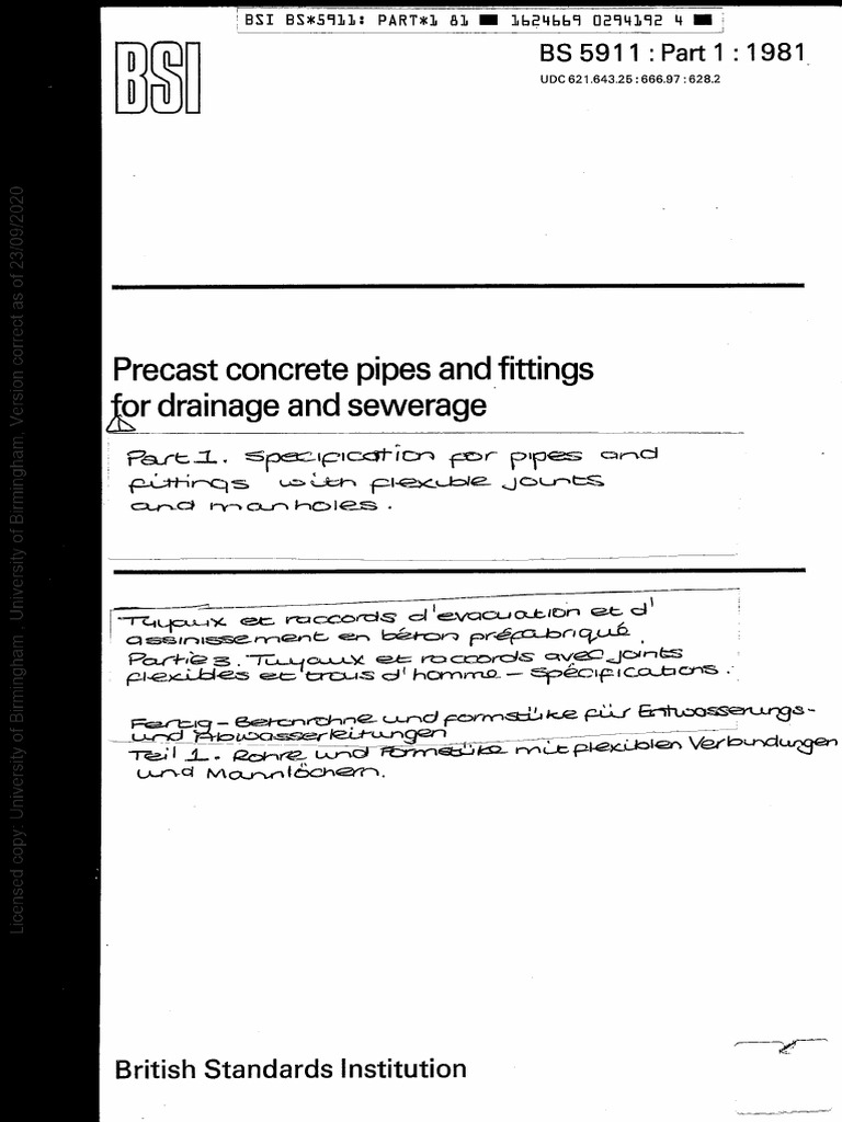 BS 5911-1-1981 - (2020-09-23 - 10-25-07 PM) | PDF