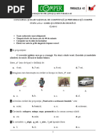 Comper Teste Clasa 1 PDF | PDF