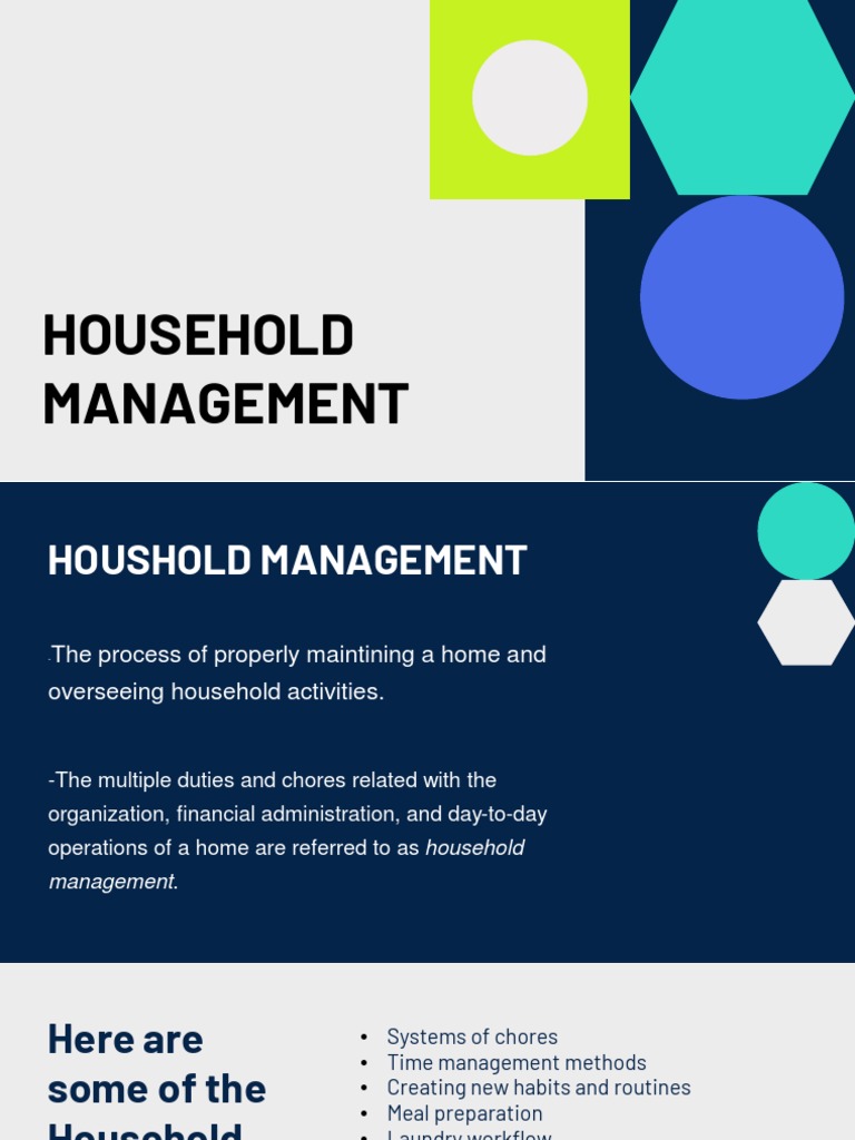 Essentials of Household Management | PDF | Human Development Index ...