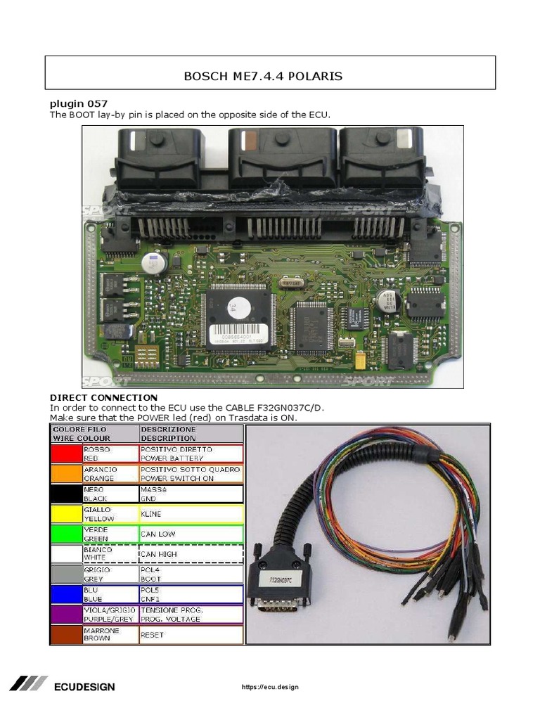 Bosch Me7.4.4 Polaris | PDF