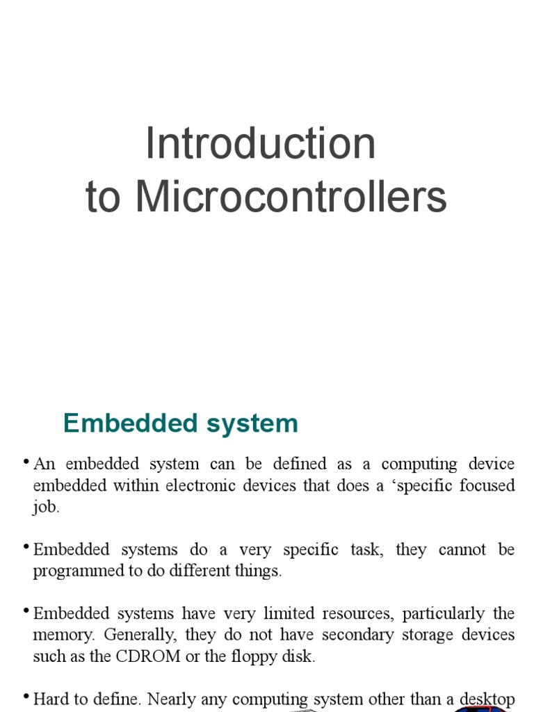 Understanding Microcontrollers and Their Applications | PDF