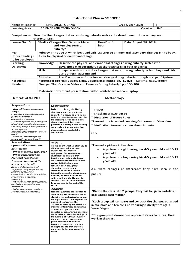 Science Grade 5 | PDF | Learning | Understanding