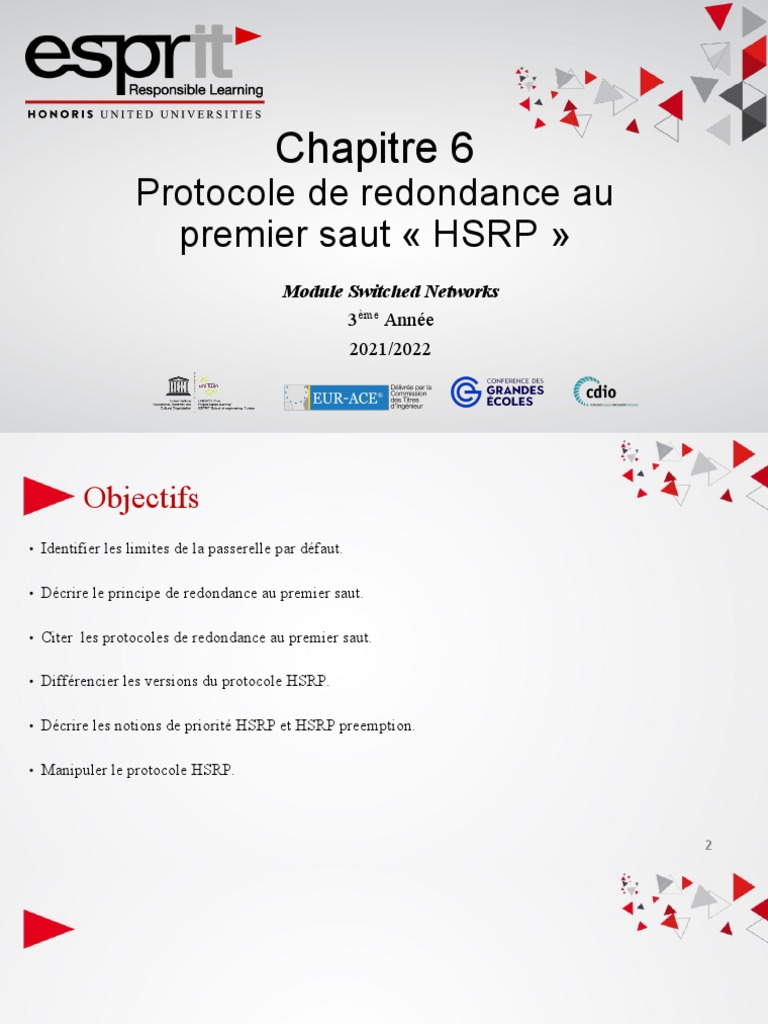 Protocole HSRP : Redondance et Configuration | PDF | I Pv6 | Architecture de réseau