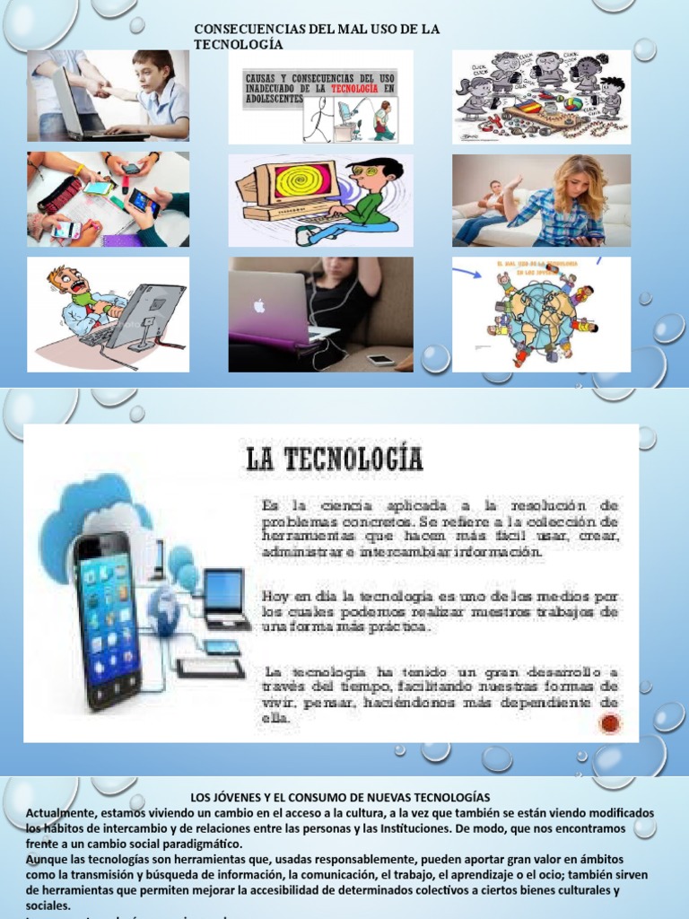 Consecuencias Del Mal Uso de La Tecnología | PDF | Adolescencia | Aprendizaje