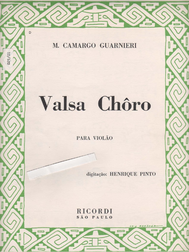 Camargo Guarnieri Valsa Choro | PDF