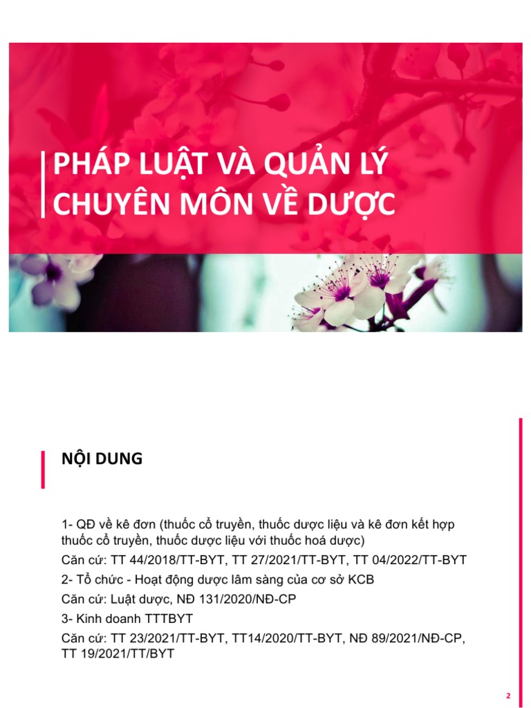 Cập nhật KTCM về dược 2023-HV | PDF