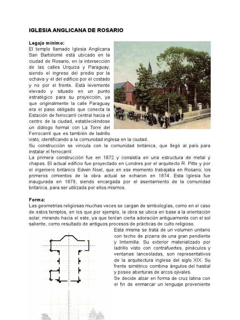 Iglesia Anglicana | PDF | Iglesia (edificio) | Arquitectura gótica