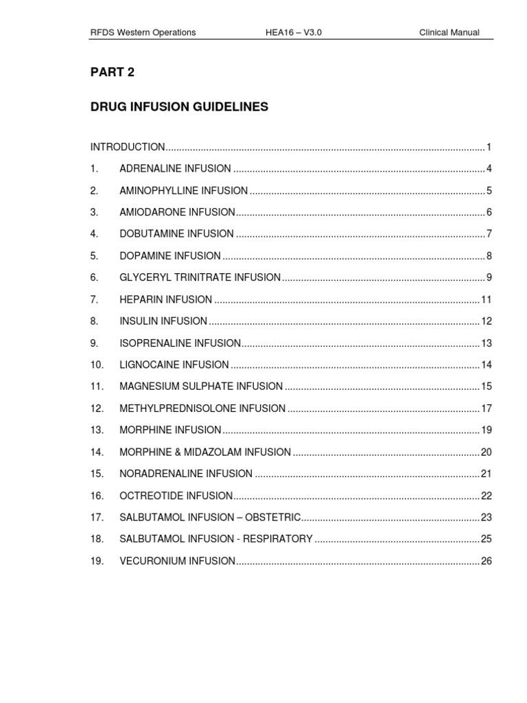 RFDS Western Operations HEA16 - V3.0 Clinical Manual | PDF ...