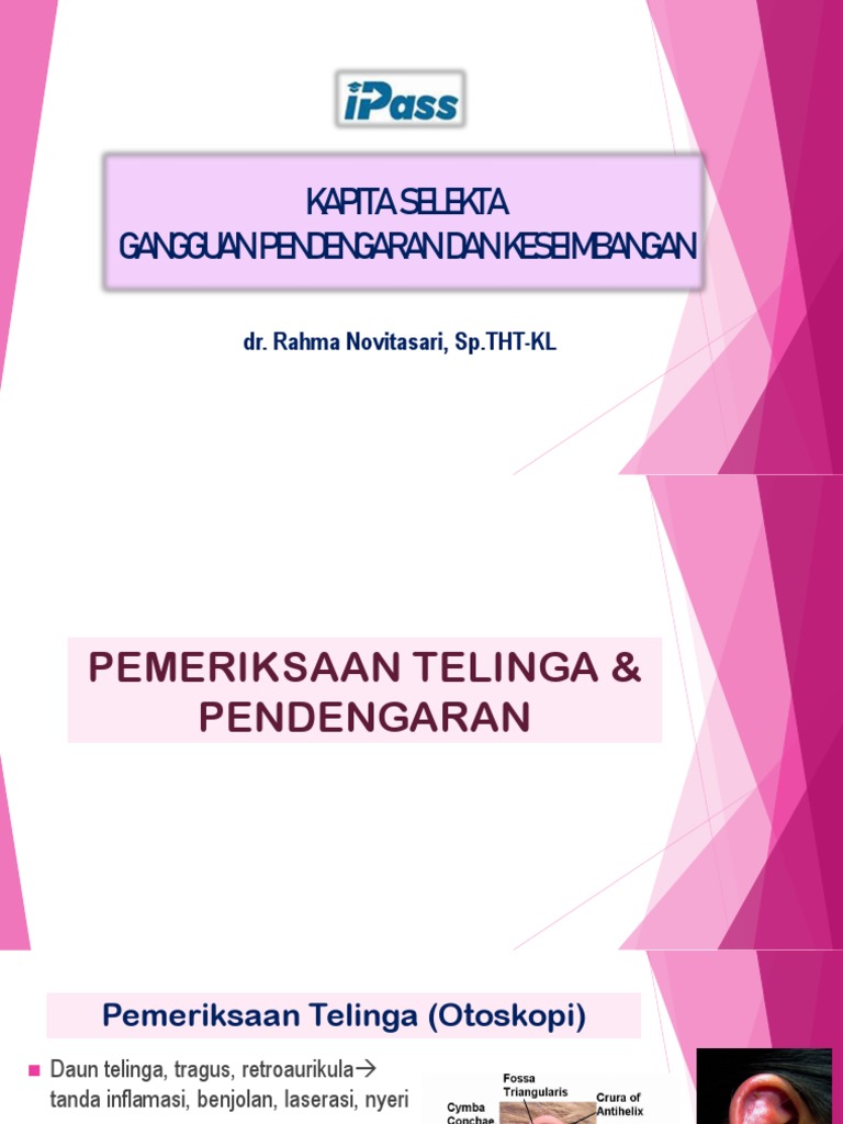 Kapita Selekta Neurotologi Ipass | PDF
