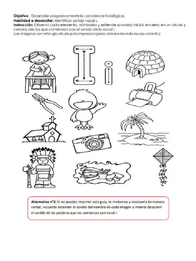 Vocal I Actividades | PDF