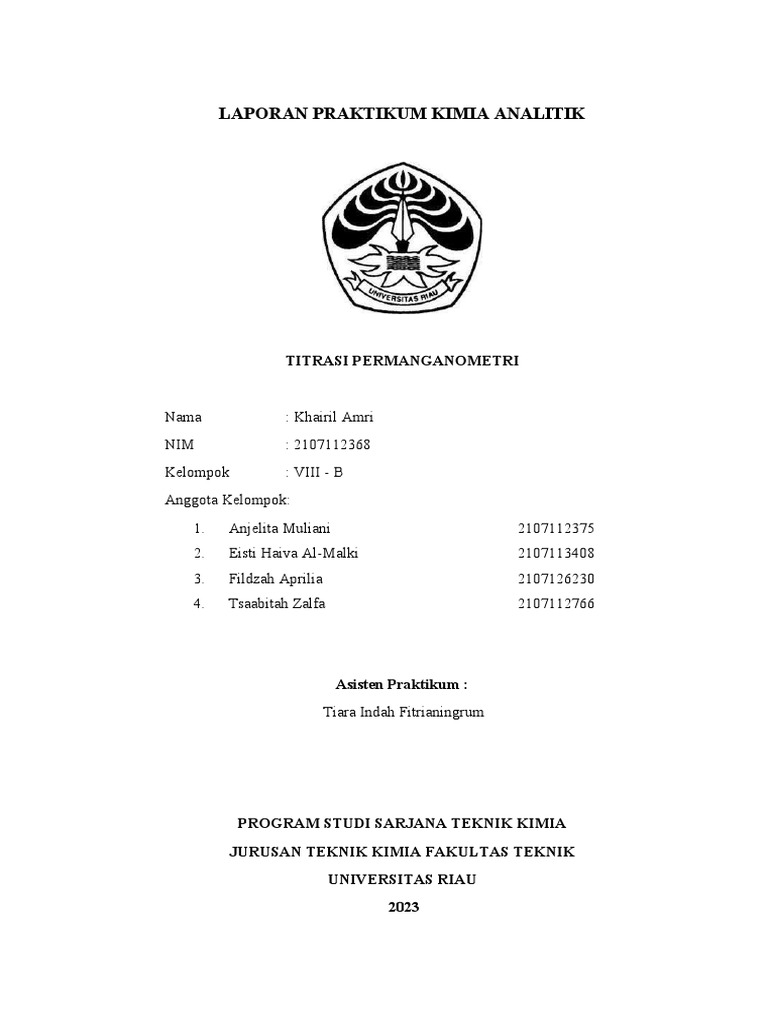 Laprak Modul 3 Kimnal | PDF