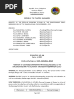 EO - Barangay Nutrition Council | PDF | Government