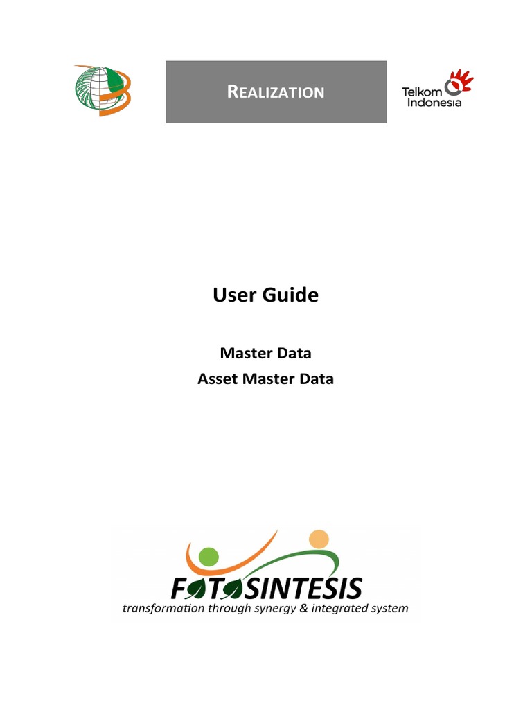 Panduan Asset Master Data SAP | PDF