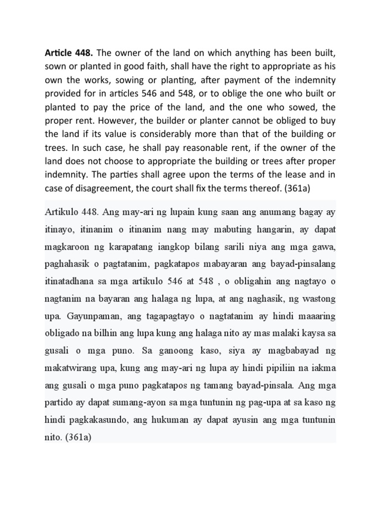 Article 448 | PDF