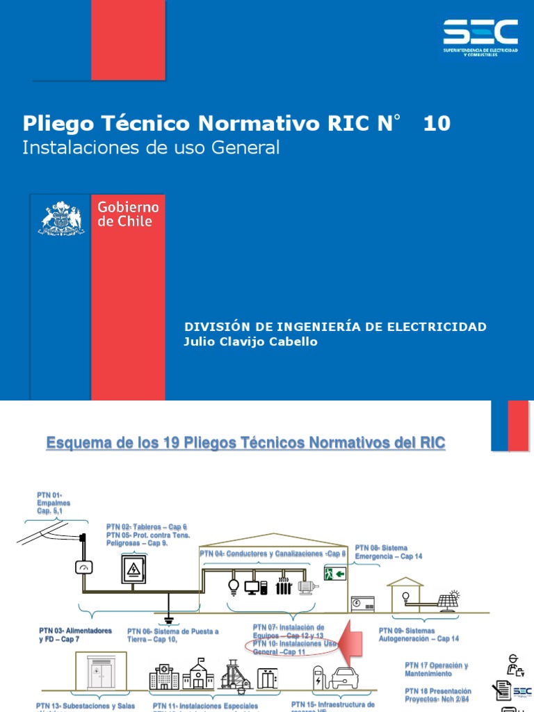Presentación RIC 10 - Instalaciones Uso General - 030621 | PDF | Energia electrica | Enchufes y ...