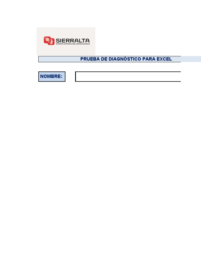 Prueba Excel Sierralta | PDF Prueba Excel Sierralta | PDF