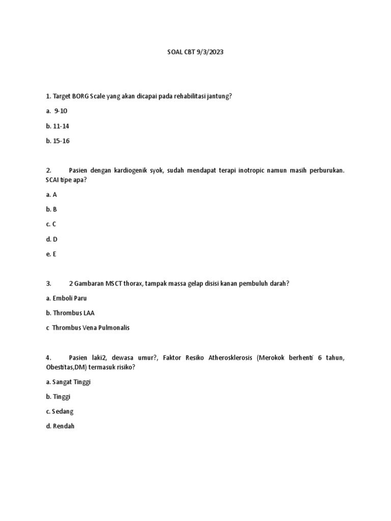 Soal CBT 9 | PDF