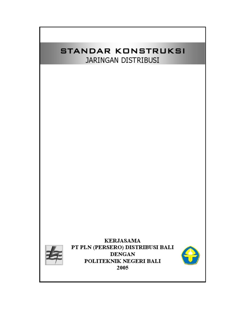Standar Konstruksi Jaringan Distribusi | PDF