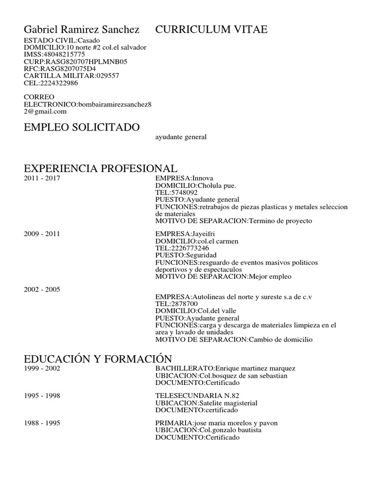 Gabriel Ramirez Sanchez | PDF