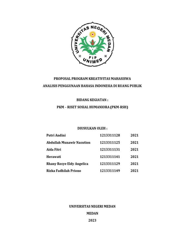 PKM-RSH Kelompok 5 | PDF