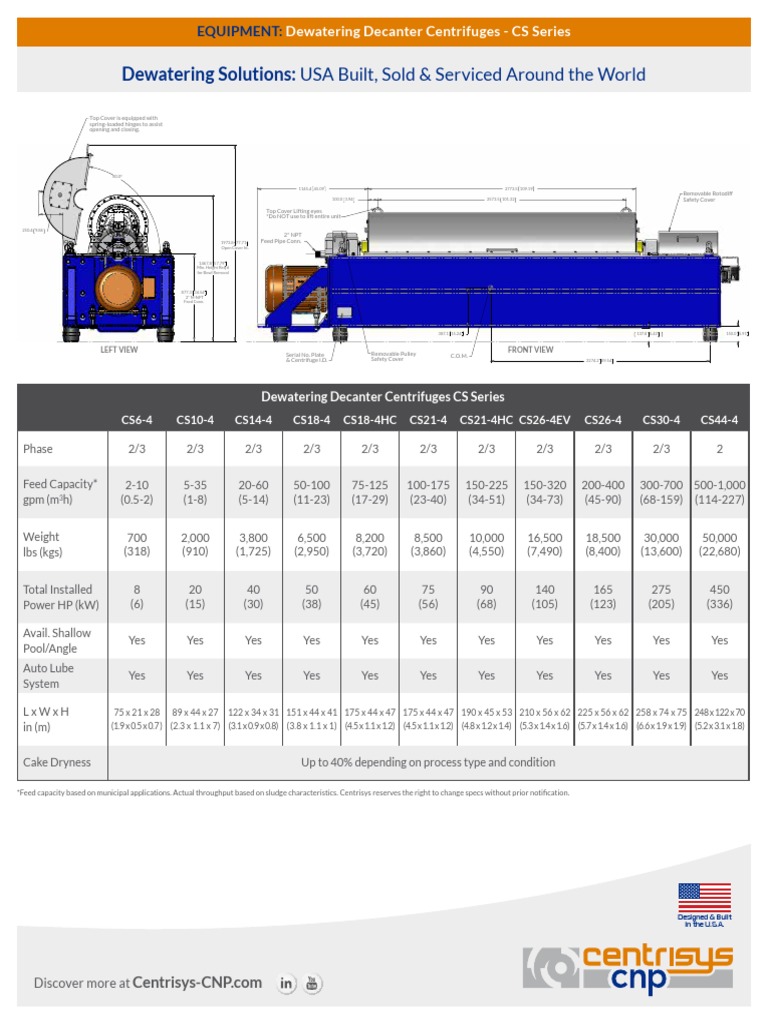 CS-THK Series Specifications | PDF | Secondary Sector Of The Economy | Chemical Engineering