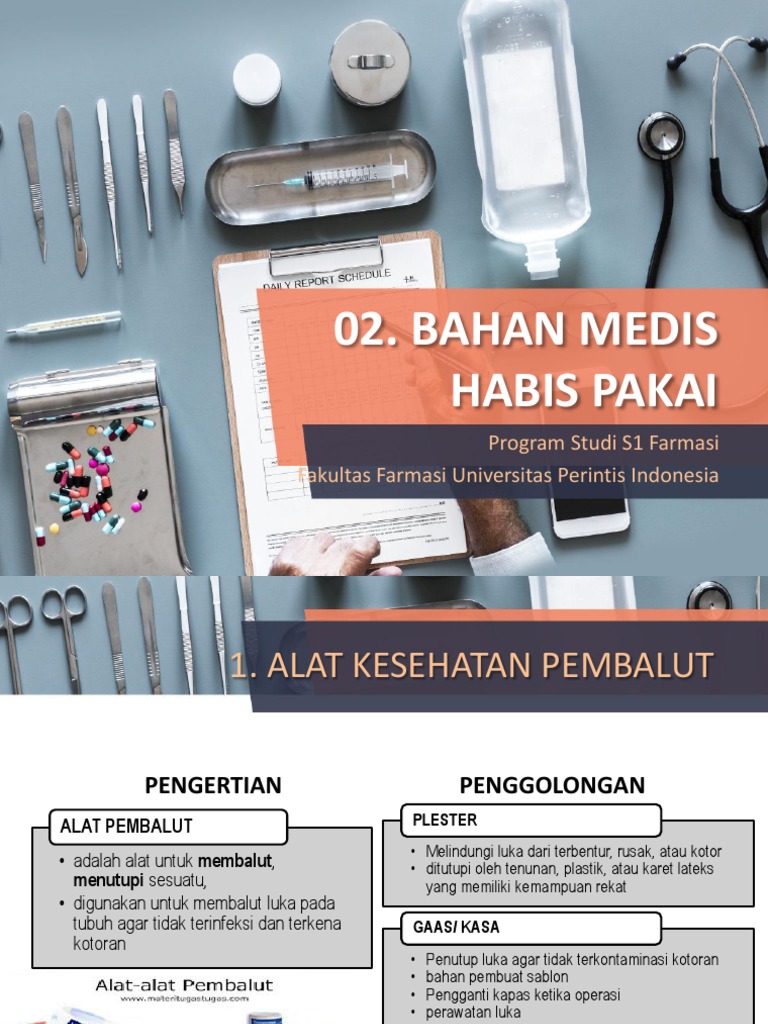 Bahan Medis Habis Pakai | PDF