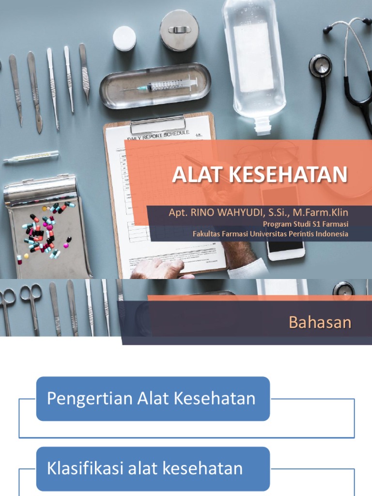 ALAT KESEHATAN DAN FUNGSINYA | PDF