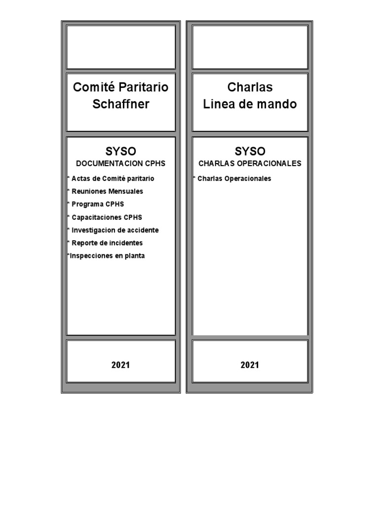 Lomos de Carpetas | PDF