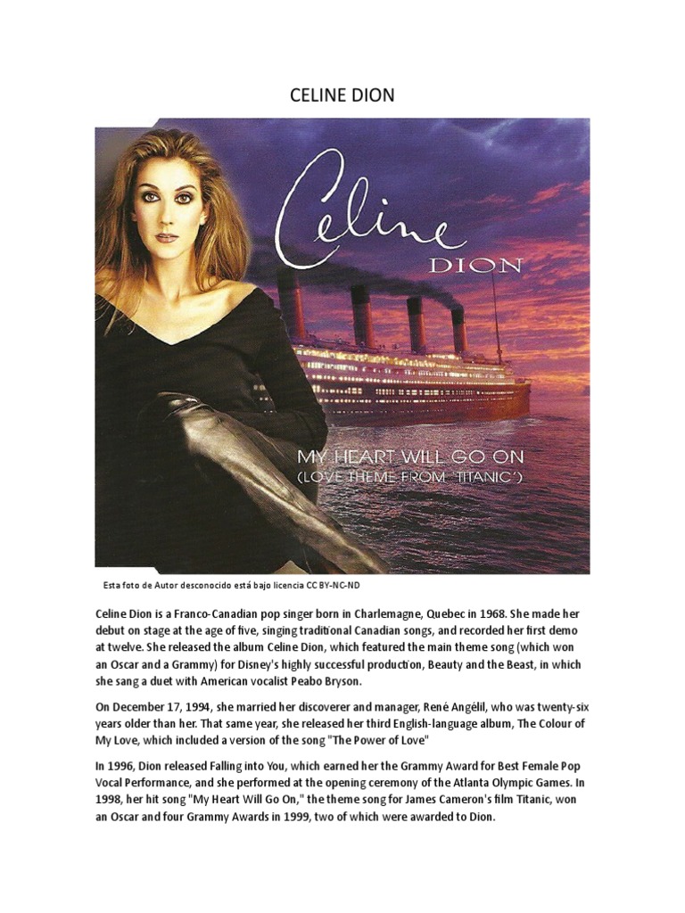 Celine Dion - Past Tense | PDF