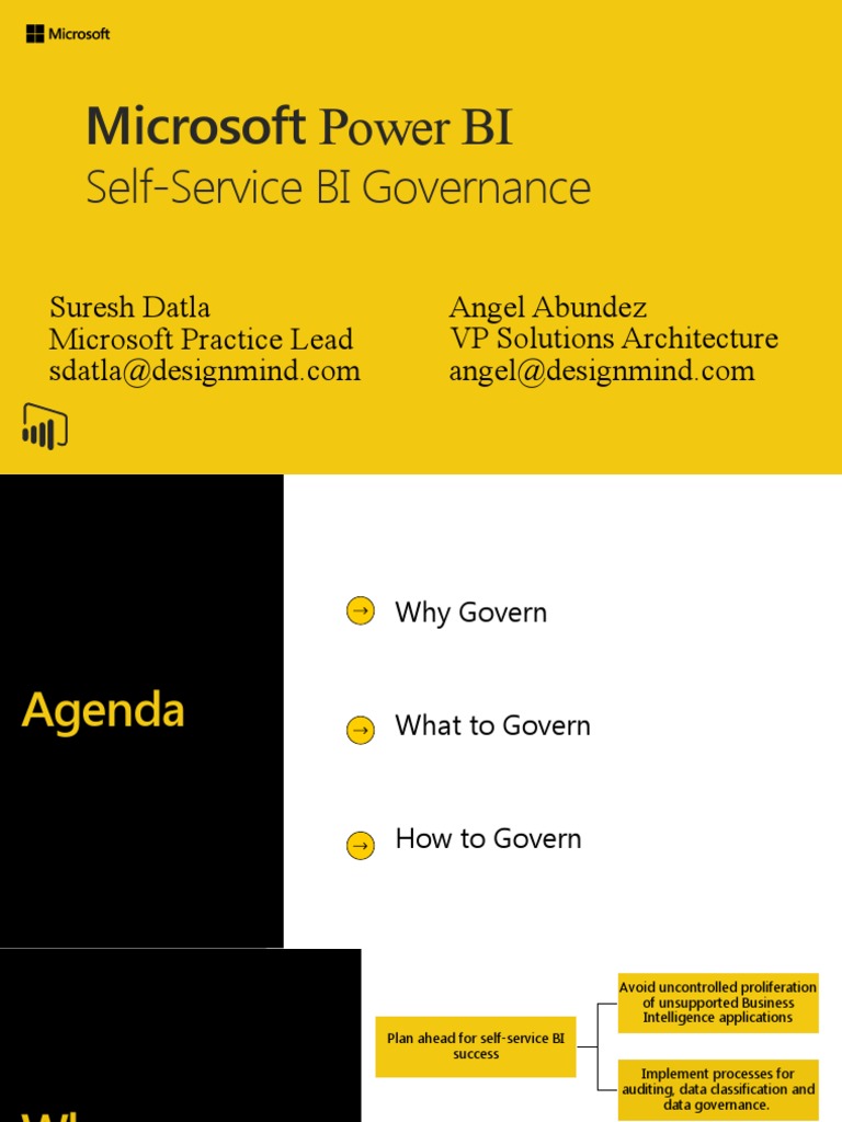 03 Power BI Governance - SureshChanges Autosaved | PDF | Business ...