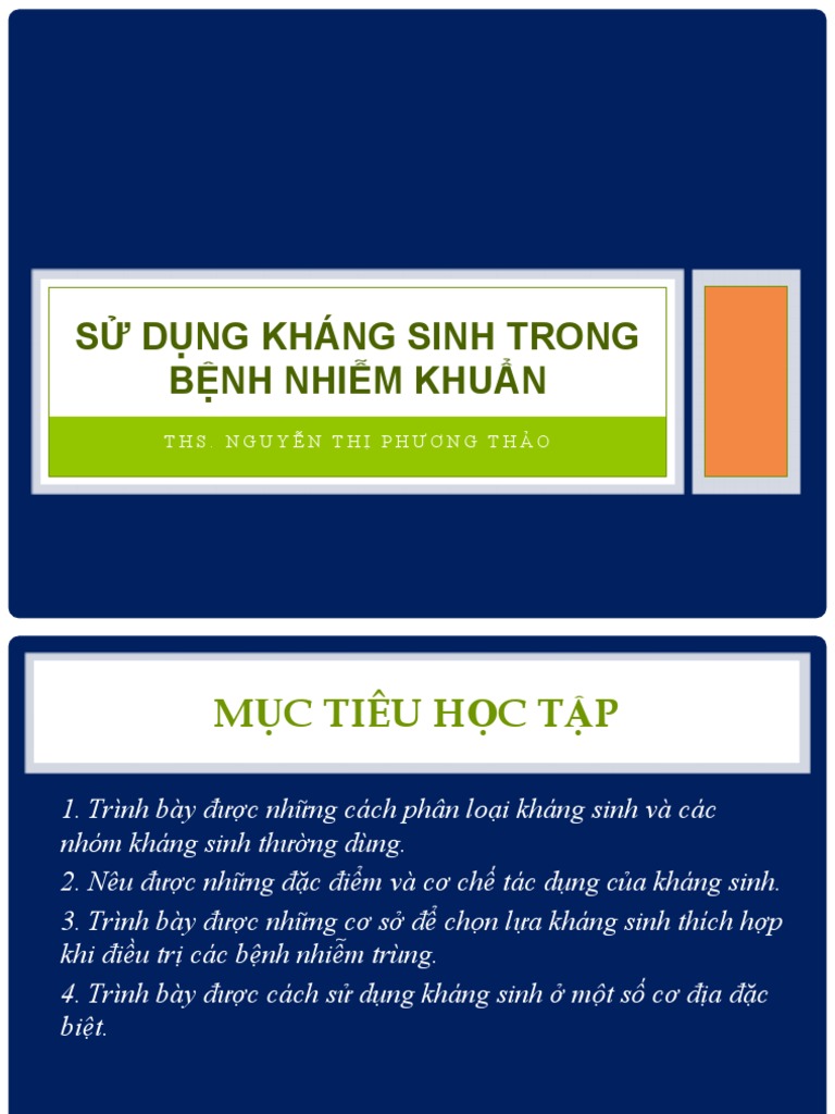 Sử Dụng Kháng Sinh | PDF