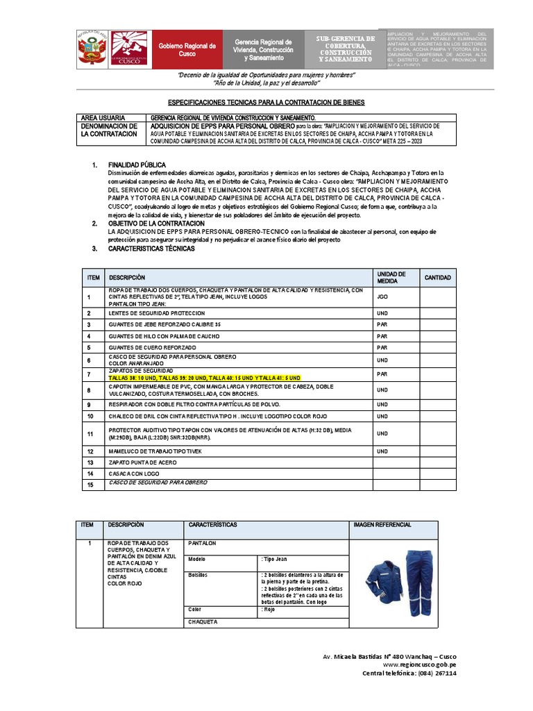 Et Epps Obrero | PDF | Pantalones | Materiales