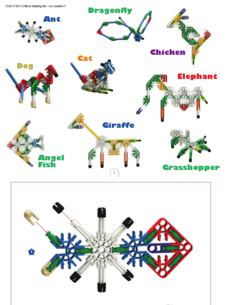 52 Model Building Set Web Models 1 13465 Pdf