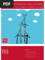 Sample Family Constitution | PDF | Governance | Family