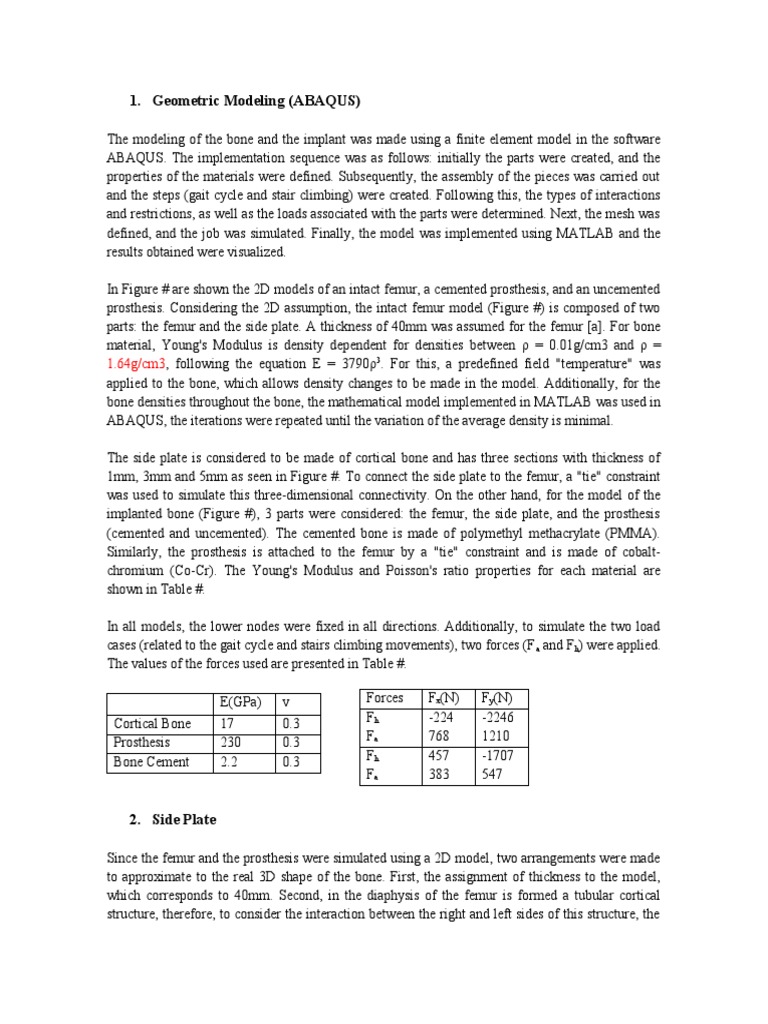 Hard Tissue Methodology Pdf Finite Element Method Matrix Mathematics