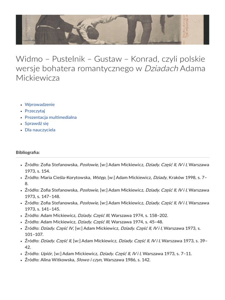 Widmo - Pustelnik - Gustaw - Kon | PDF