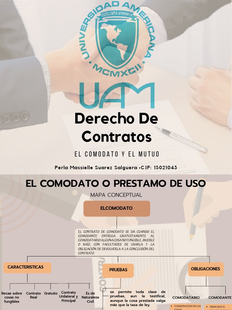 El Comodato y El Mutuo - Diferencia y Generalidades | PDF | Ley común ...