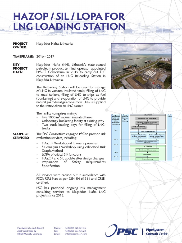 Hazop Sil Lopa LNG Reloading Station1 | PDF | Safety